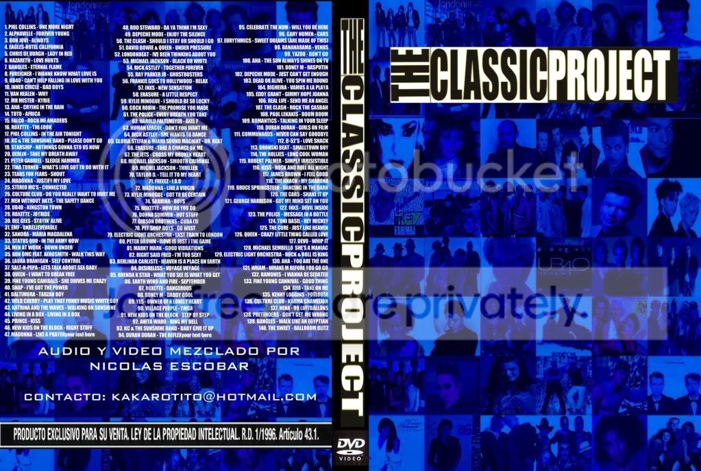 [ Cancion ] - The Classic Project - Volumen 1 || Reloaded || DVD Full ...